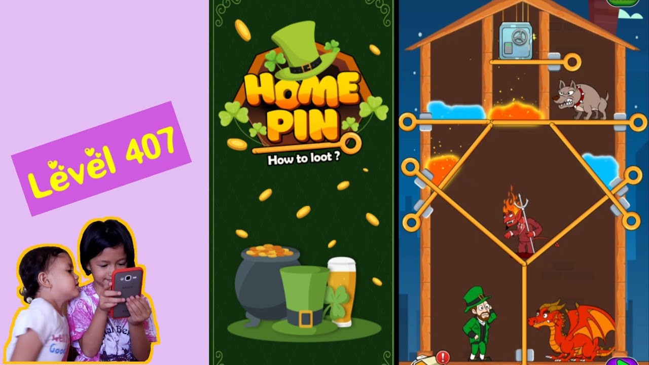 Home pin level 407 | Pinky Gaming - YouTube