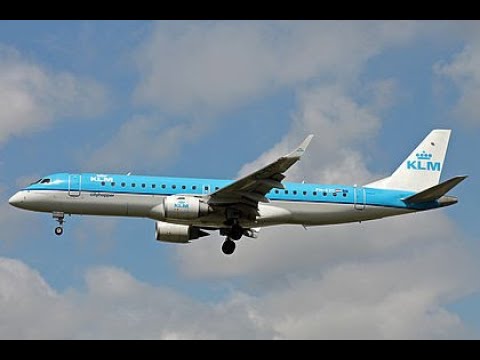 EMBRAER E190 KLM (1/72) paper model - YouTube
