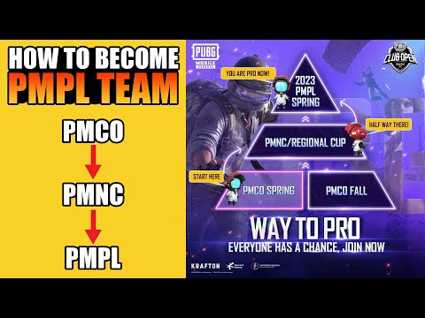 HOW TO MAKE PMPL TEAM PAKISTAN 2023 | PMCO TO PMPL | PUBG MOBILE ...