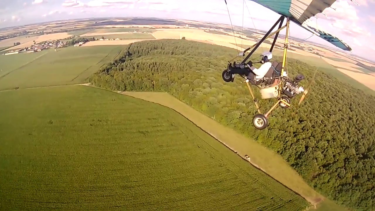 P'tite ballade en ULM Pendulaire Cosmos - Spincourt (LF5552) - YouTube