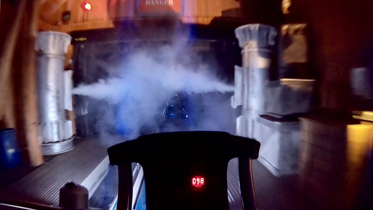 Blue Fire (Europa-Park) at night (with lights on) | OnRide - YouTube