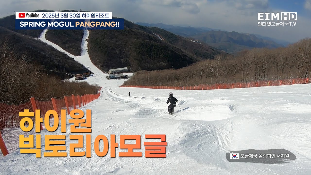 모글제국 스프링 팡팡 제4편 하이원 빅토리아 모글 (feat. Korea NO.1 mogul course High 1 ...