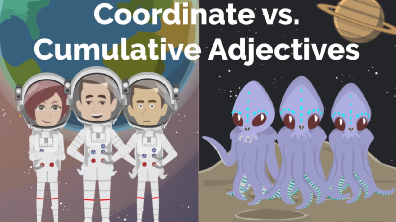 20 Question Multiple Choice English Grammar Quiz on Coordinate ...