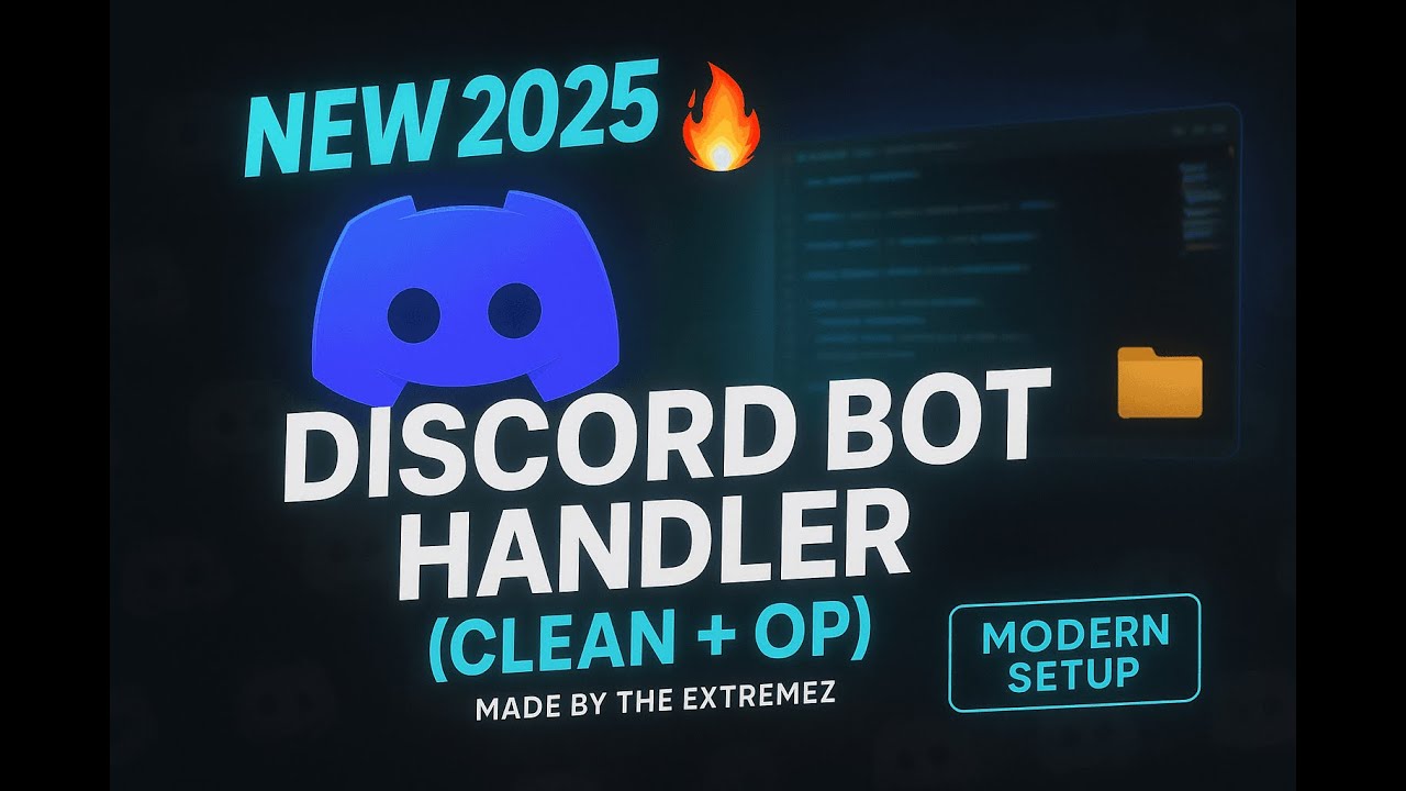 Ultimate Discord Bot Handler Tutorial 2025 🔥 (Clean + Scalable + Modern) - YouTube