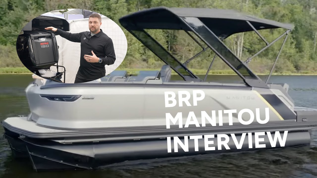 BRP Manitou - Telwater Australia | Interview at Sanctuary Cove Boat ...