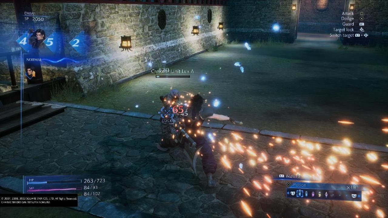 CRISIS CORE –FINAL FANTASY VII– REUNION_Wutai and Ifrit Fight - YouTube