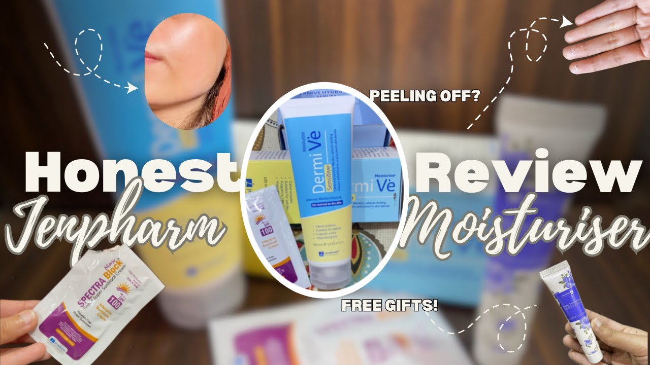 Jenpharm DermiVe Moisturizer for DRY SKIN - Does it really work? + FREE ...