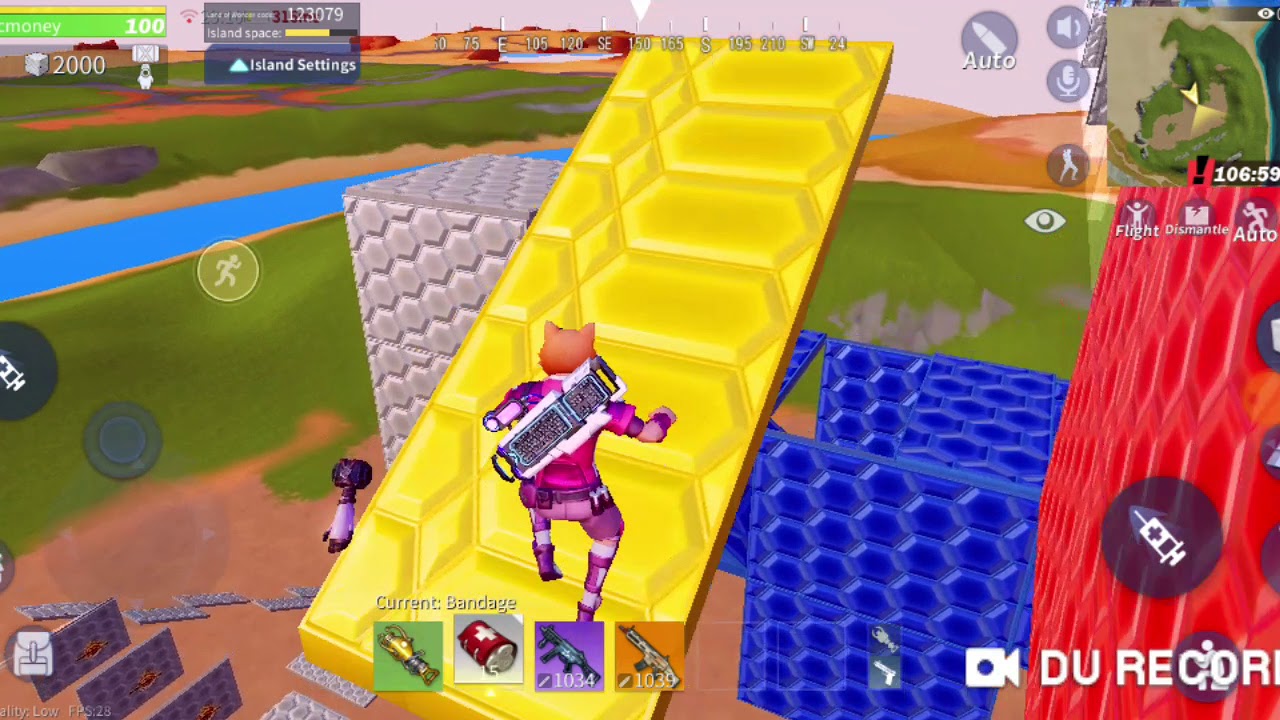 Deathrun map on creative destruction mobile/ios - YouTube