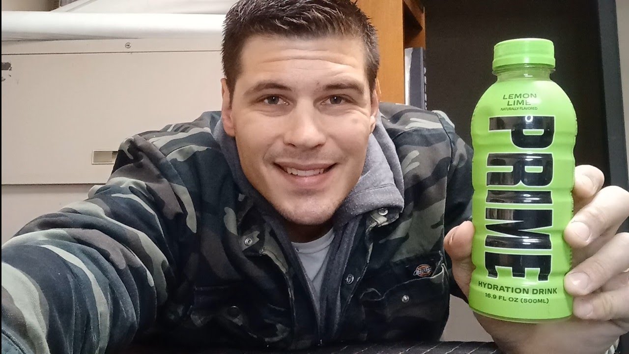 PRIME hydration drink lemon lime official review - YouTube
