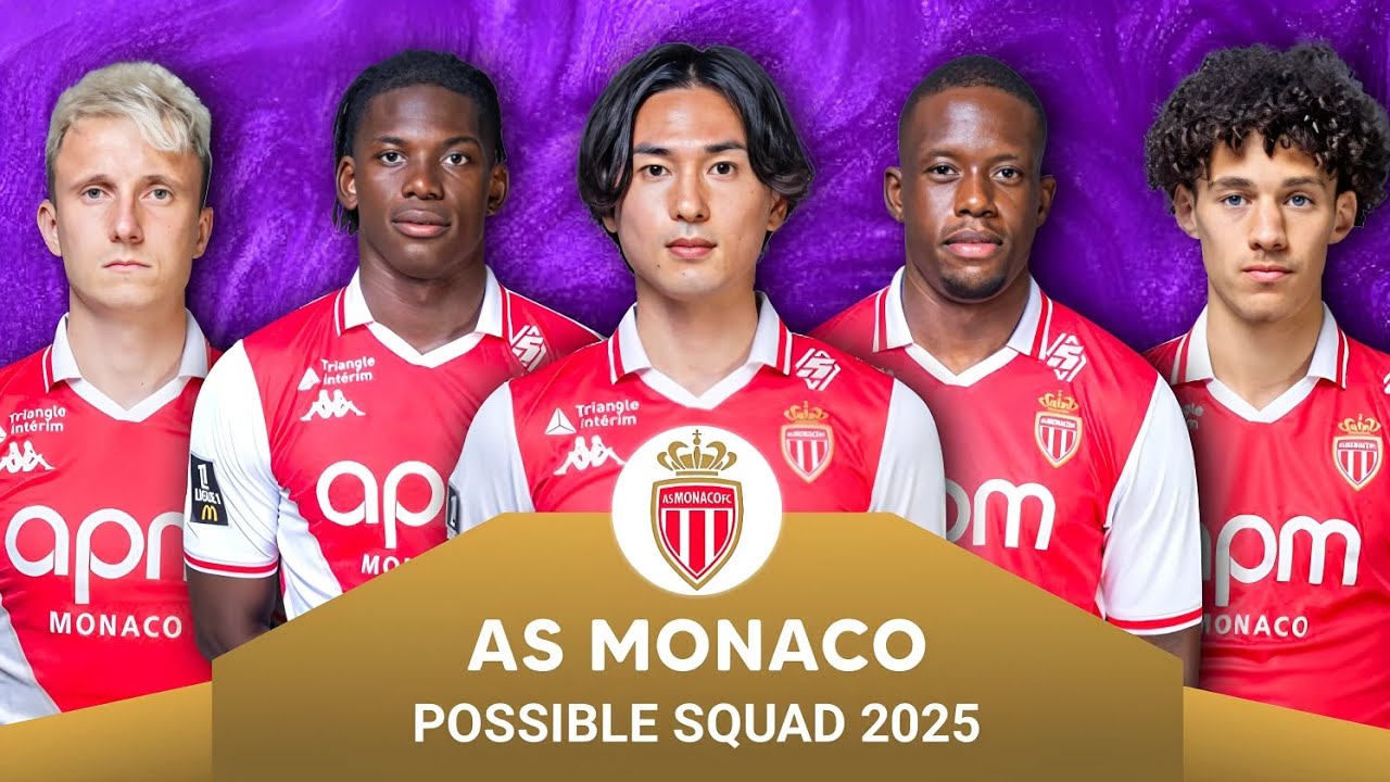 AS Monaco Players List 2025 | AS Monaco Possible Squad | Champions ...