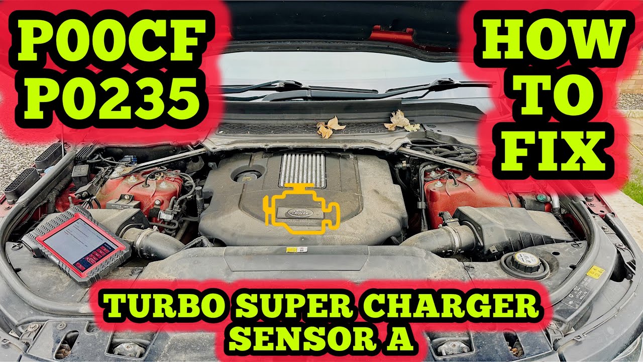 Jaguar / Land Rover P00CF P0235 - Turbo Super Charger Boost Sensor A ...