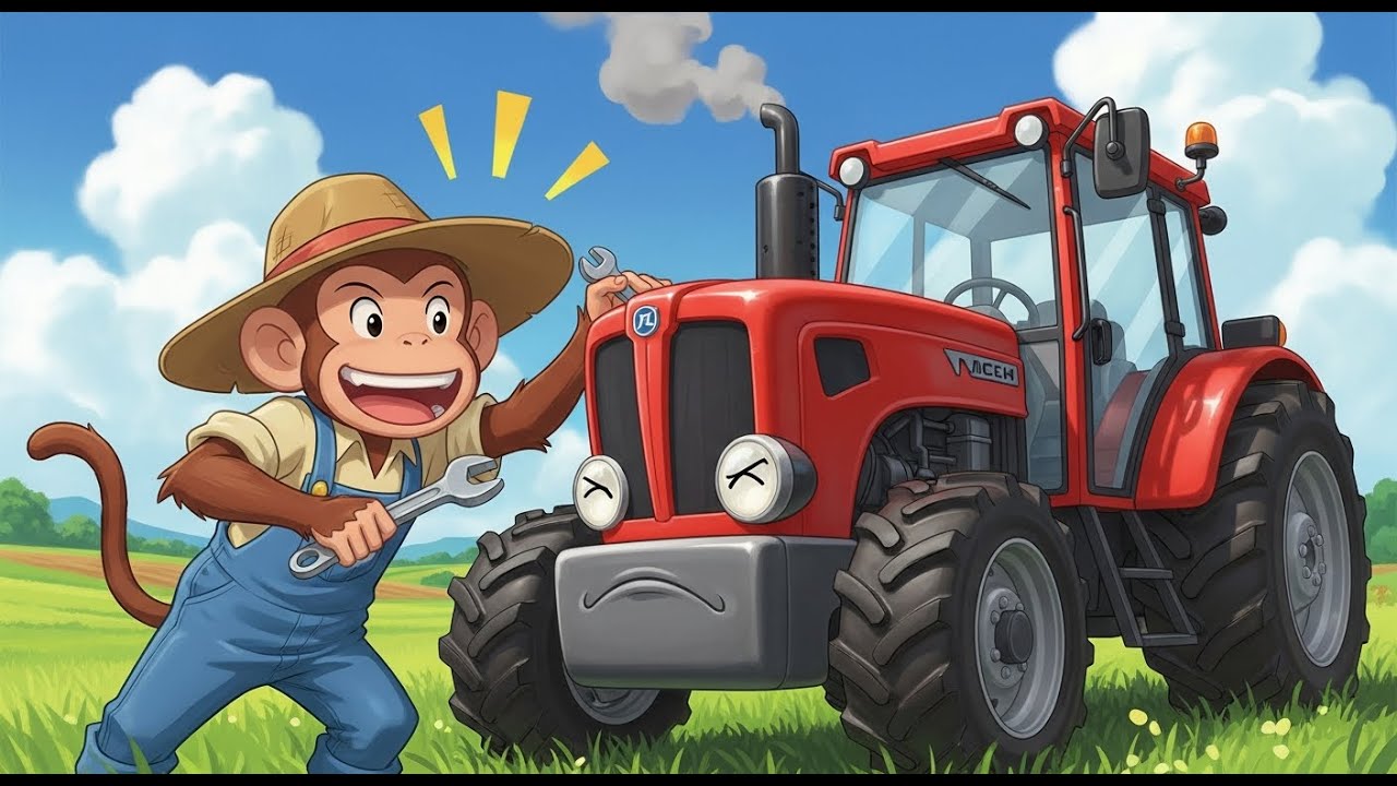 The Monkey Farmer and the Troublesome Tractor A Hilarious Farm ...