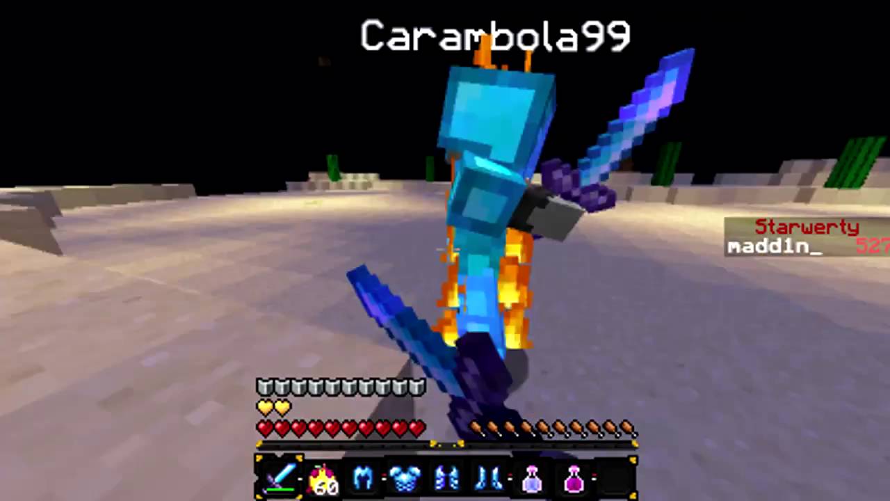 MINECRAFT 1v1 PvP NO PREMIUM (20 Fps) :v - YouTube