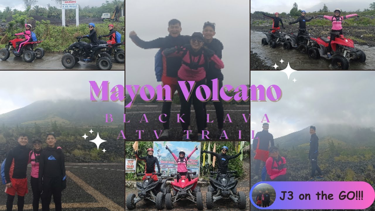 (Full) MAYON Volcano | ATV BLACK LAVA Trail Adventure | Legazpi City ...