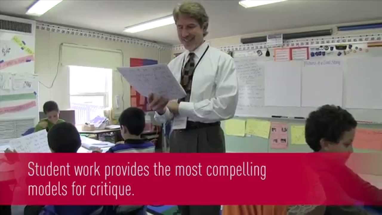 A Group Critique Lesson Models Critique and Descriptive Feedback HD ...