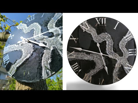 Epoksi duvar saati yapımı. ( Epoxy wall clock making. )