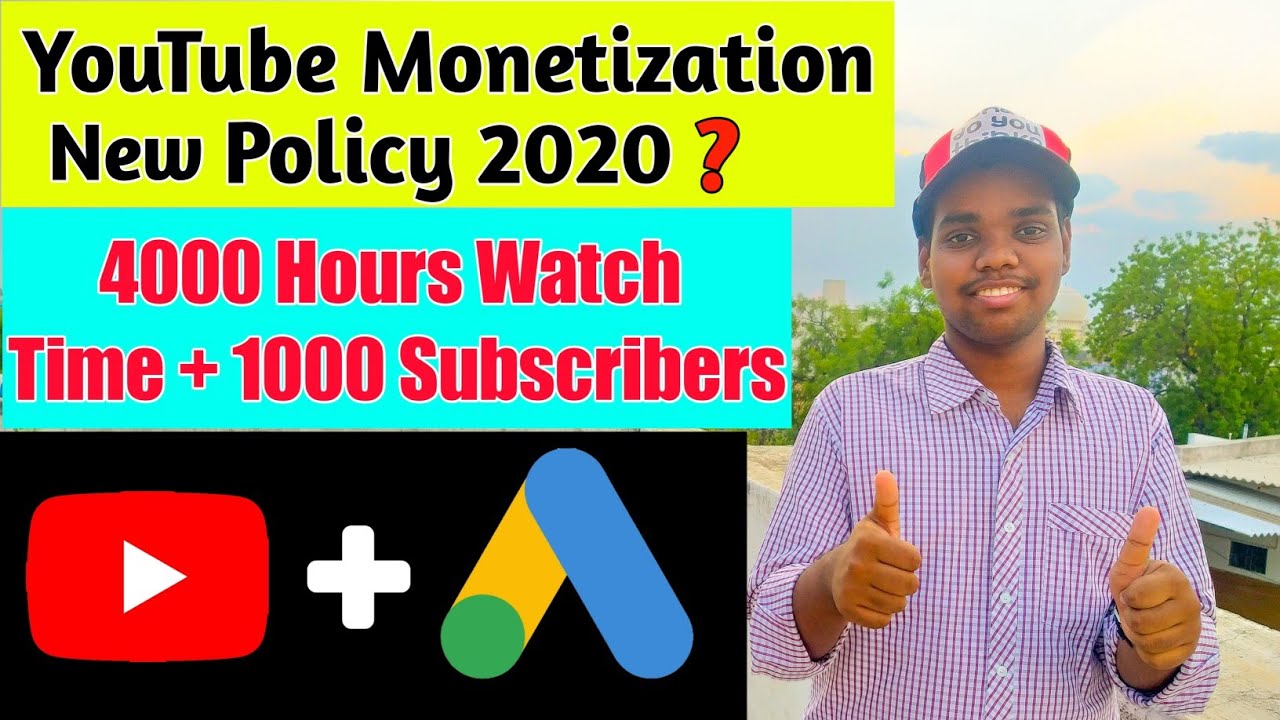 YouTube new Monetization Policy 2020 || Promote your video || Google ...