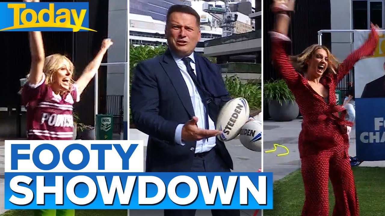 Today hosts compete in the ultimate footy test | Today Show Australia ...