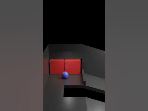 Rigid Body Physics Ball run #blender #3d #animation #rigidbody - YouTube