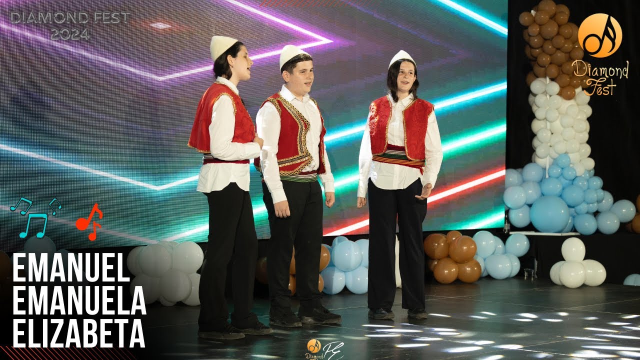 Emanuel, Emanuela & Elizabeta Luka - Tinguj n'zemrën flakë DIAMOND FEST ...