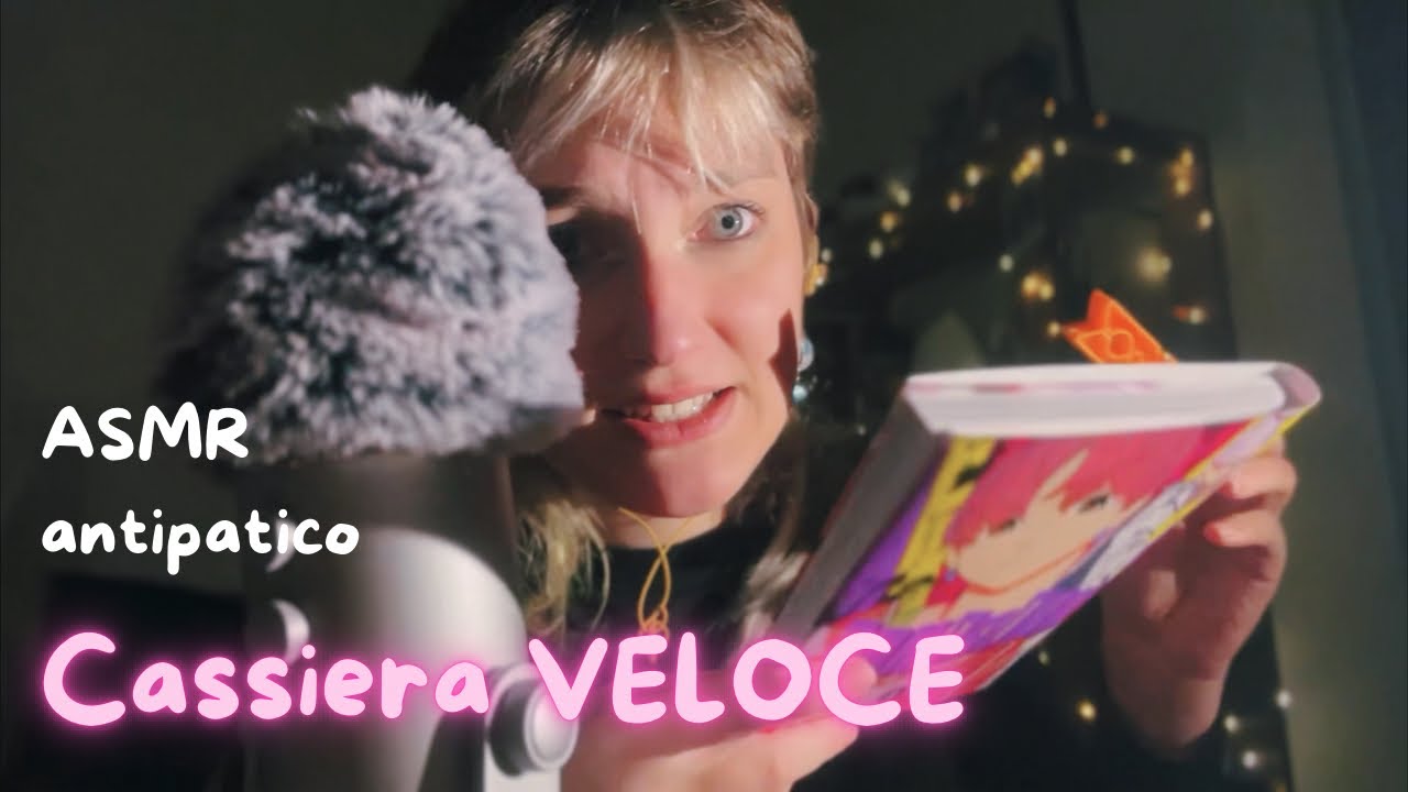 Fast ASMR: cassiera stressata roleplay - YouTube