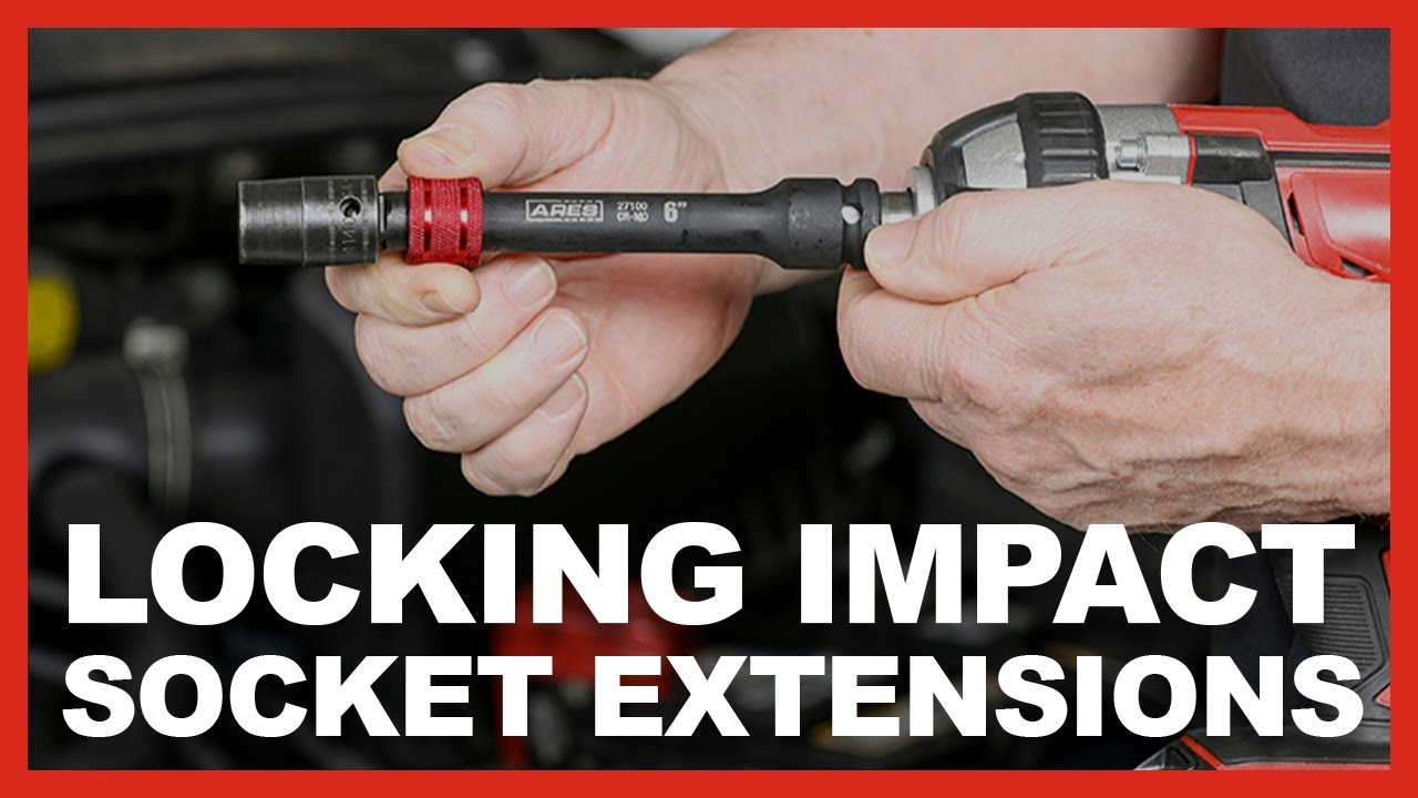 ARES 27094 💥 3pc Locking Impact Socket Extension Set - 3/8" or 1/2 ...