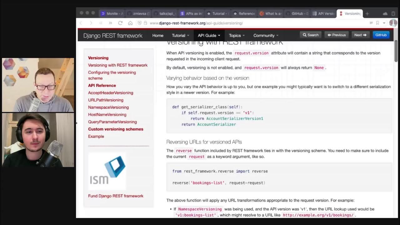 Versioning APIs - Talk Python to Me Ep.450 - YouTube