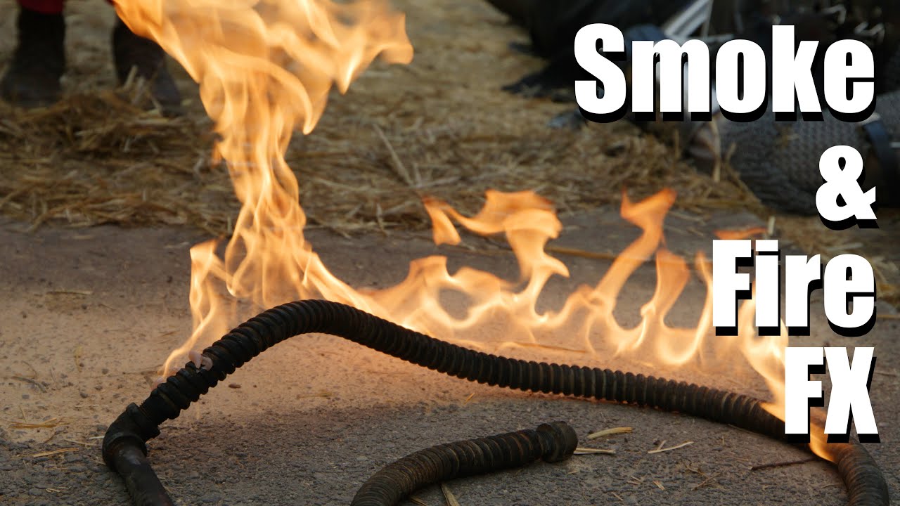 How to Create Fire And Smoke On Set - YouTube