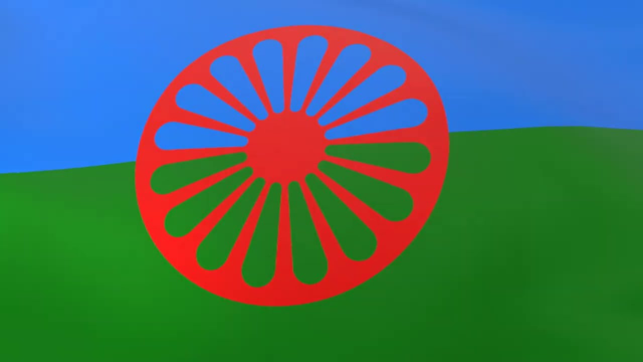 Flag of the Romani people - The Gypsy Flag - YouTube