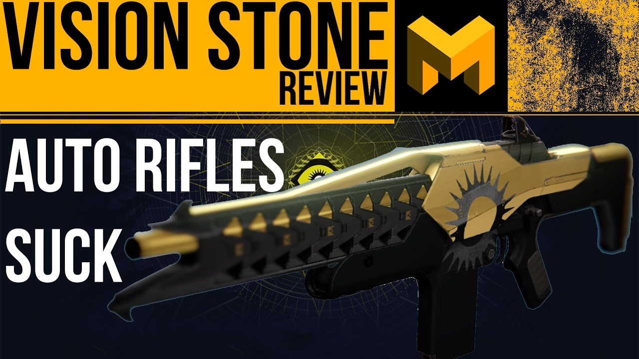 Adept Vision Stone Review: Auto Rifles Suck - Destiny - YouTube