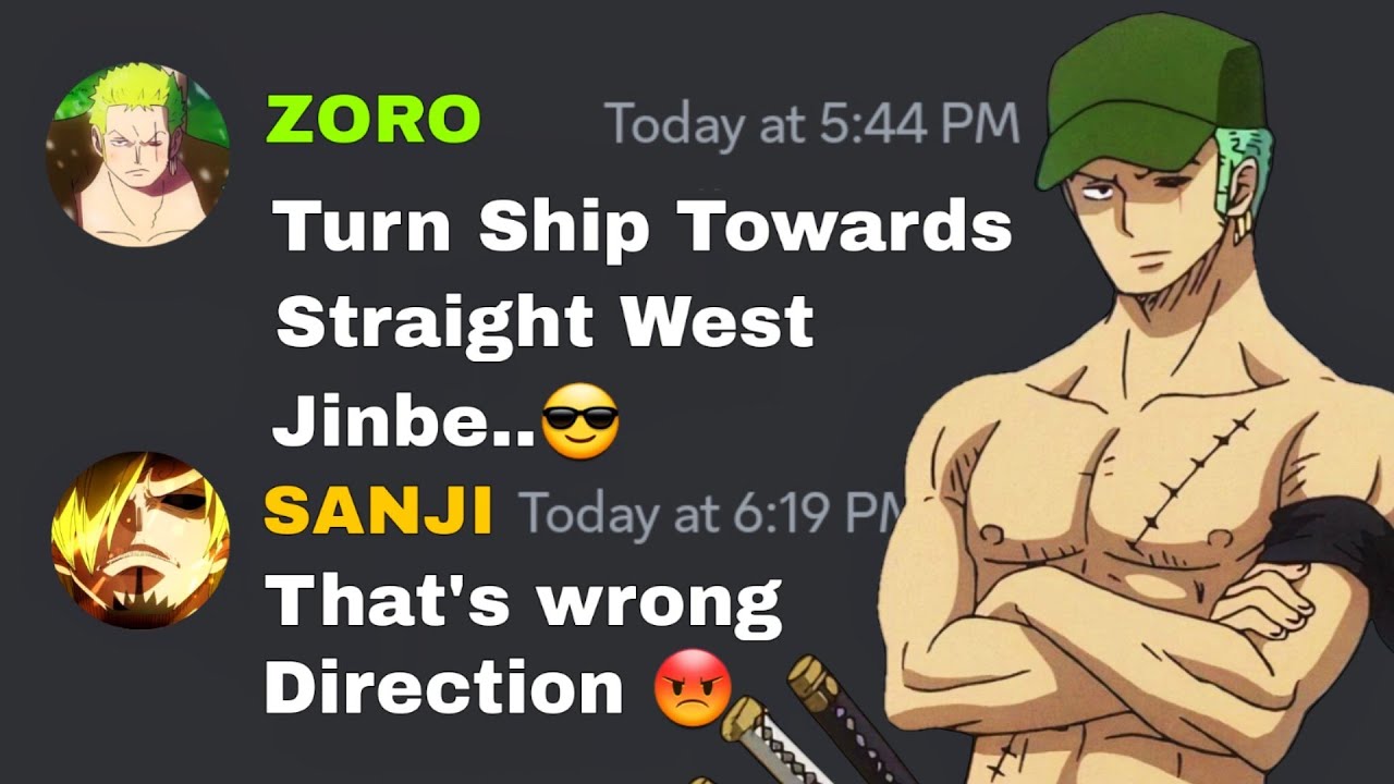 Zoro become a Navigator | One Piece discord server - YouTube