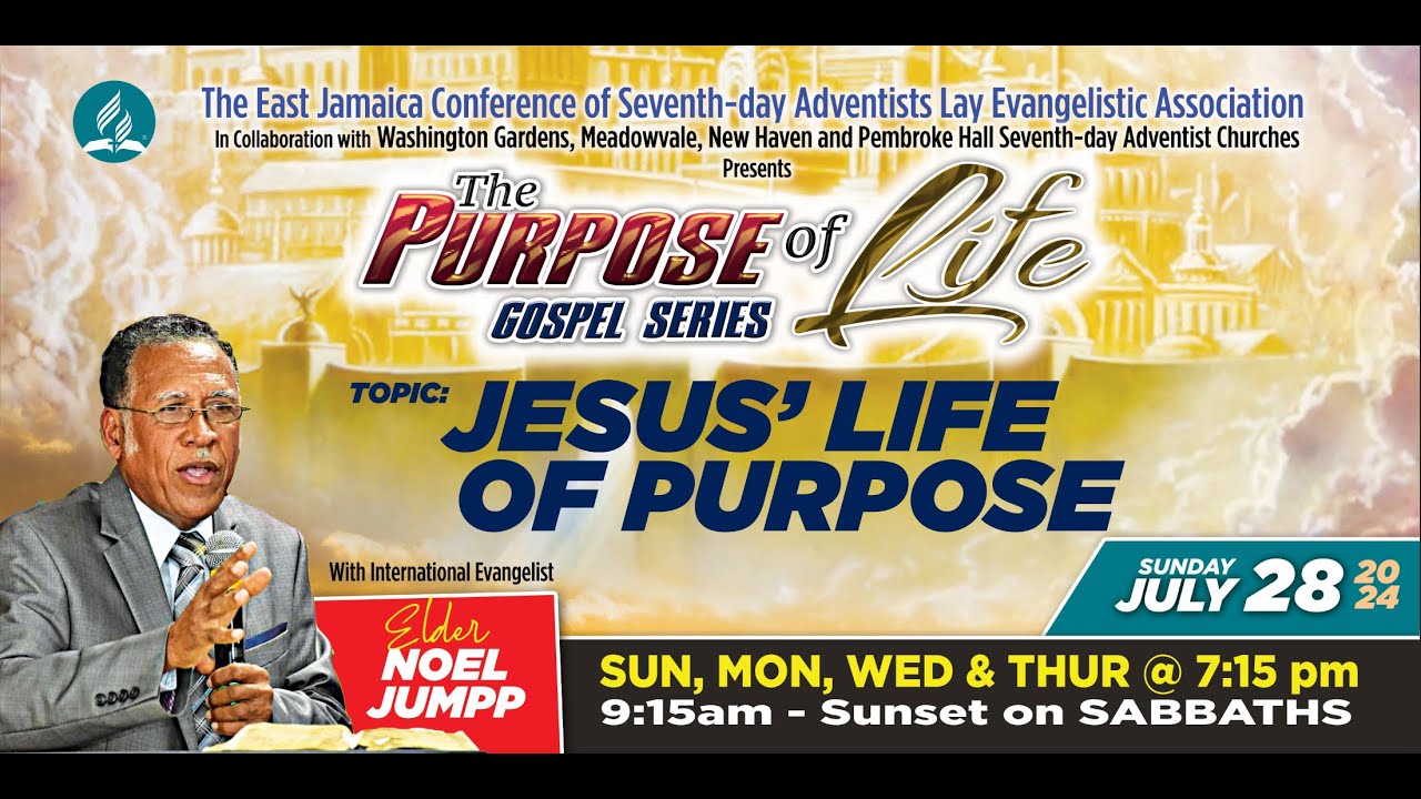 "Jesus' Life of Purpose" || The Purpose of Life Gospel Series || Sunday ...