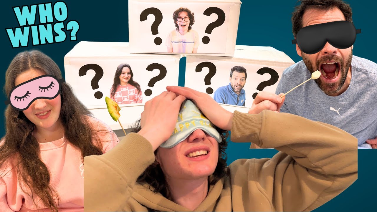 WHO WINS THEIR MYSTERY BOX? - BLINDFOLDED FOOD CHALLENGE - YouTube