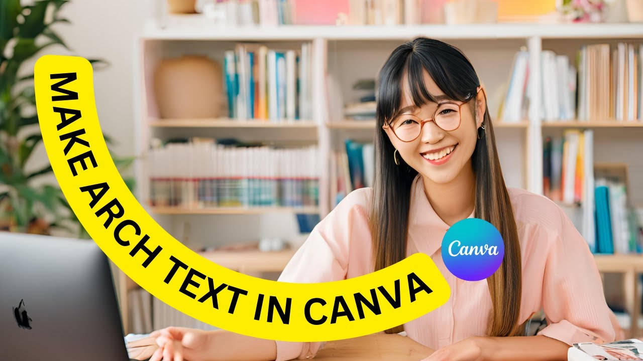 How to Add Arch Text in Canva - YouTube