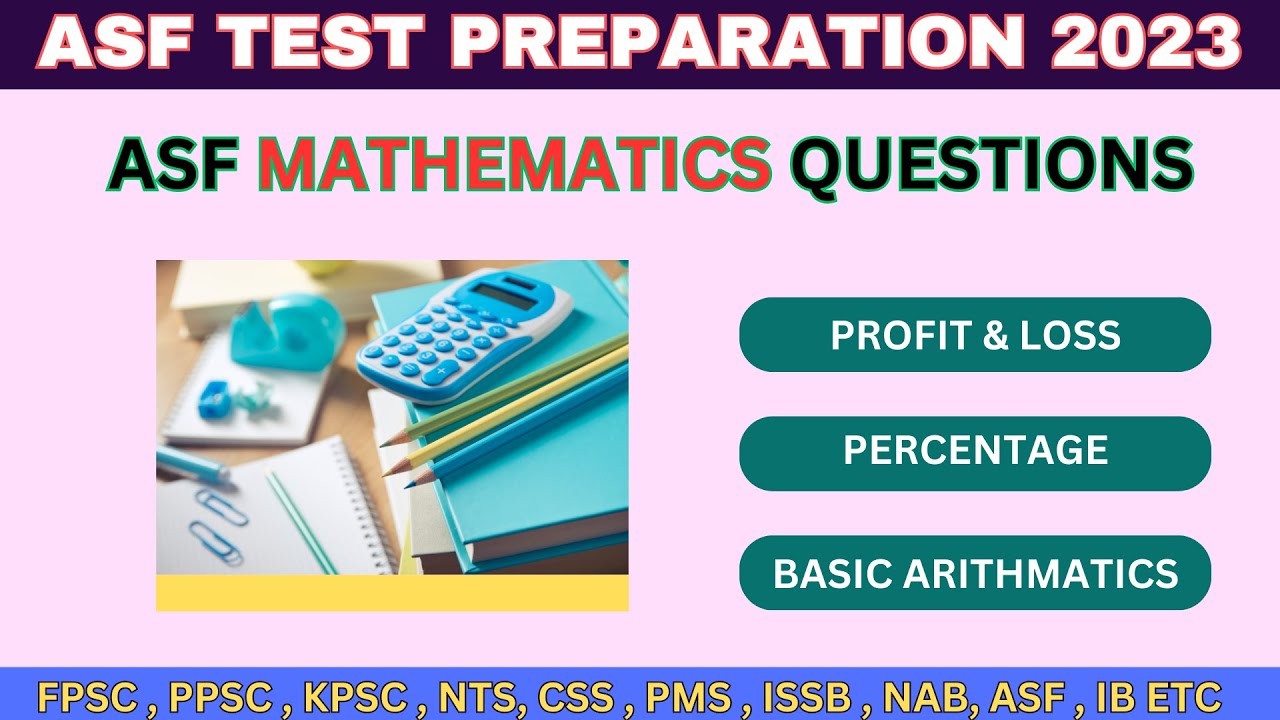 ASF Math Questions from Past papers Maths ASF Past Papers mathematics ...