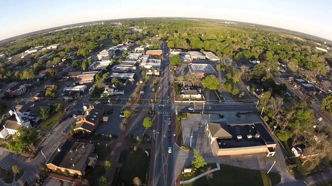 DJI Phantom 2 - Lake Joy and Perry, GA Water Tower - YouTube