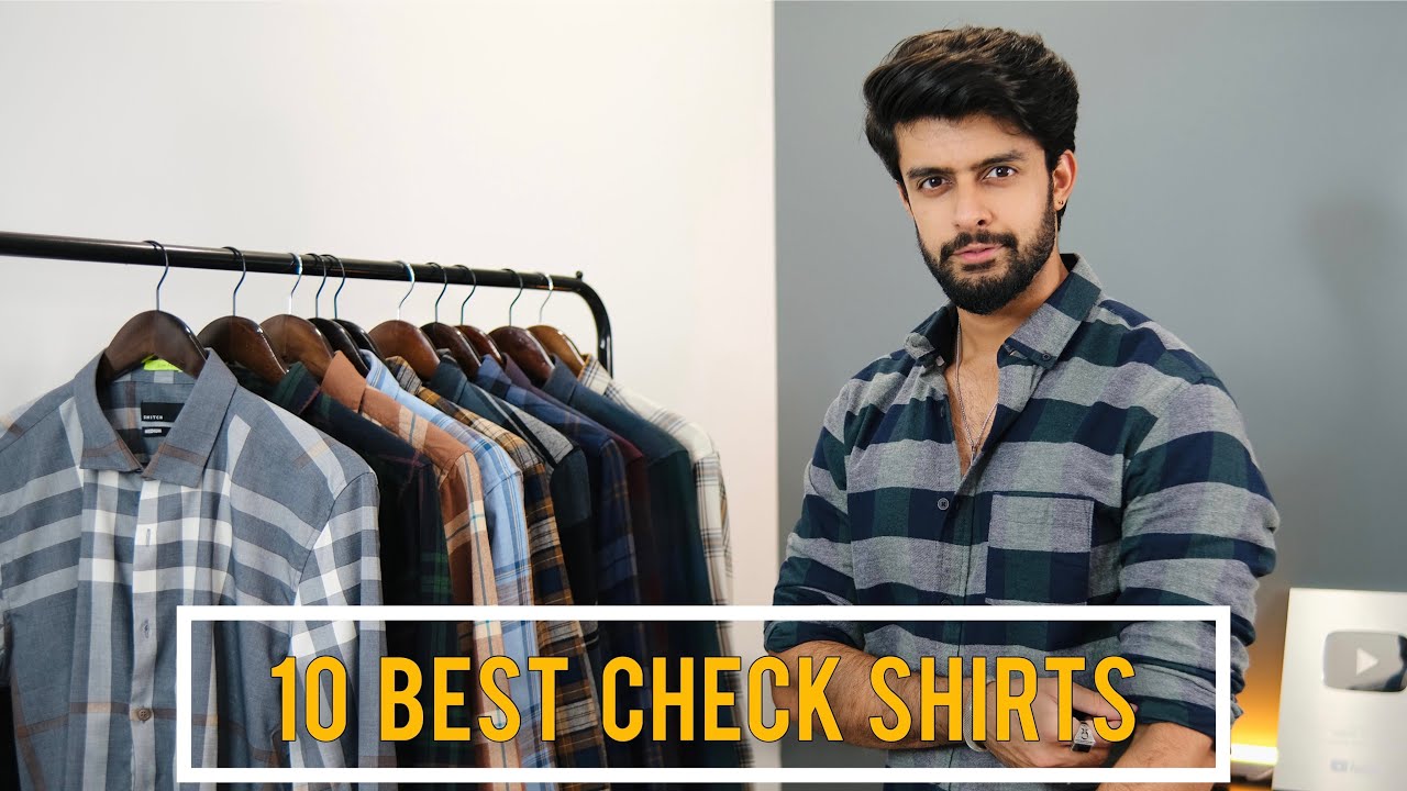 Designer Check Shirts For Men