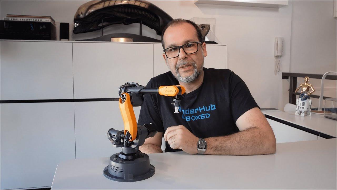 Mirobot 6DoF Mini Robotic Arm - Unboxing, Setup and Demo - YouTube