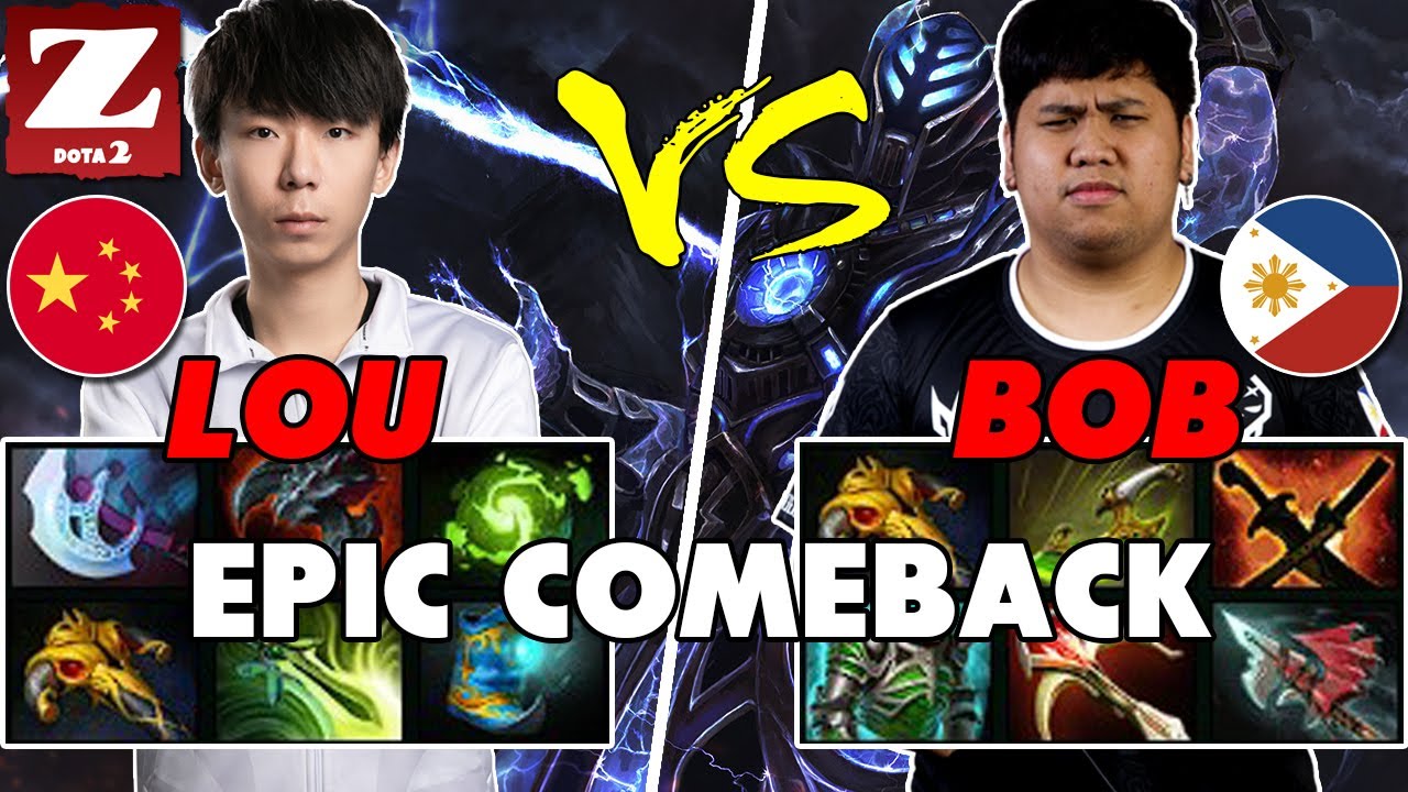 LOU (RAZOR) Carry vs BOB (DRAGON KNIGHT) Mid - Epic Battle Of Pro ...