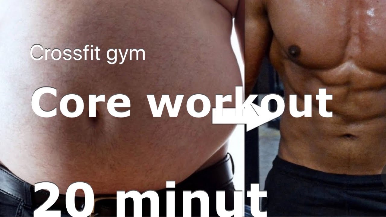Full body workout core exercise 6 pack in 20 minutes CrossFit gym ...