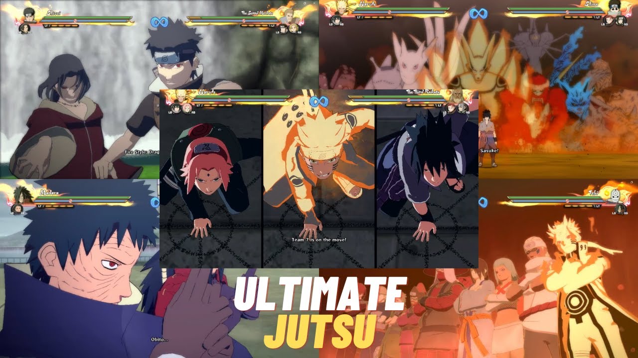 All Team Ultimate Jutsu - Naruto Ultimate Ninja Storm 4 - YouTube