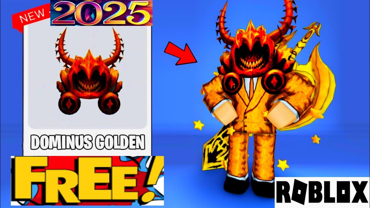 How to Get Roblox Free Item | Roblox Dominus Golden Ugc Limited ...