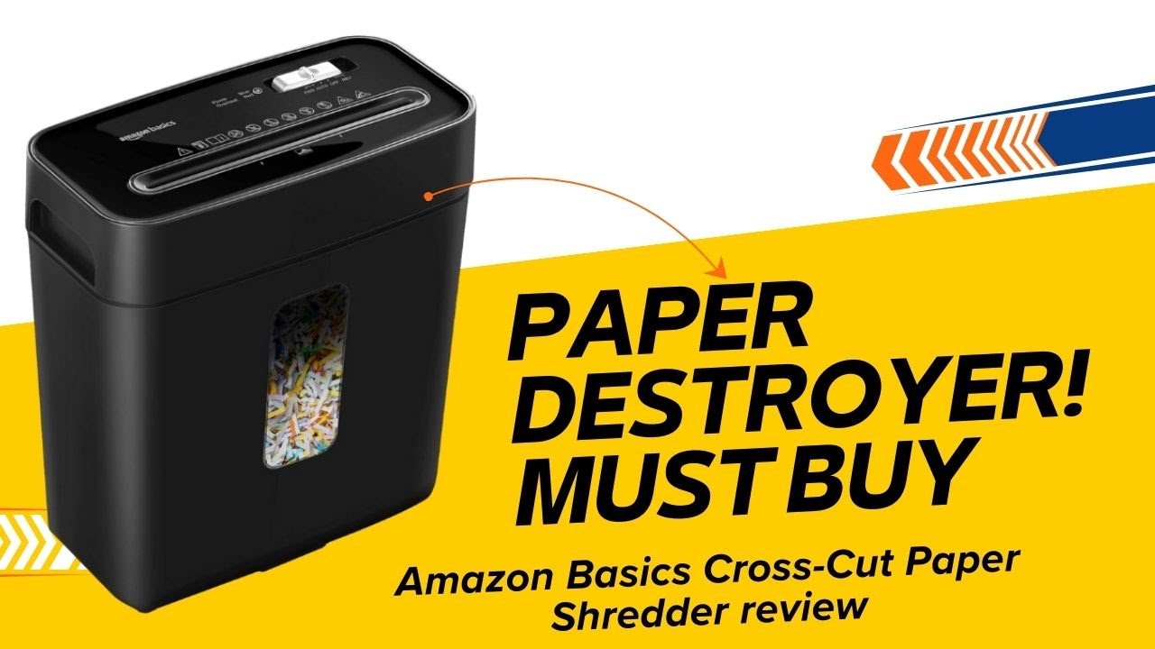 Amazon Basics Paper Shredder Review – आपकी Privacy का रखवाला! # ...