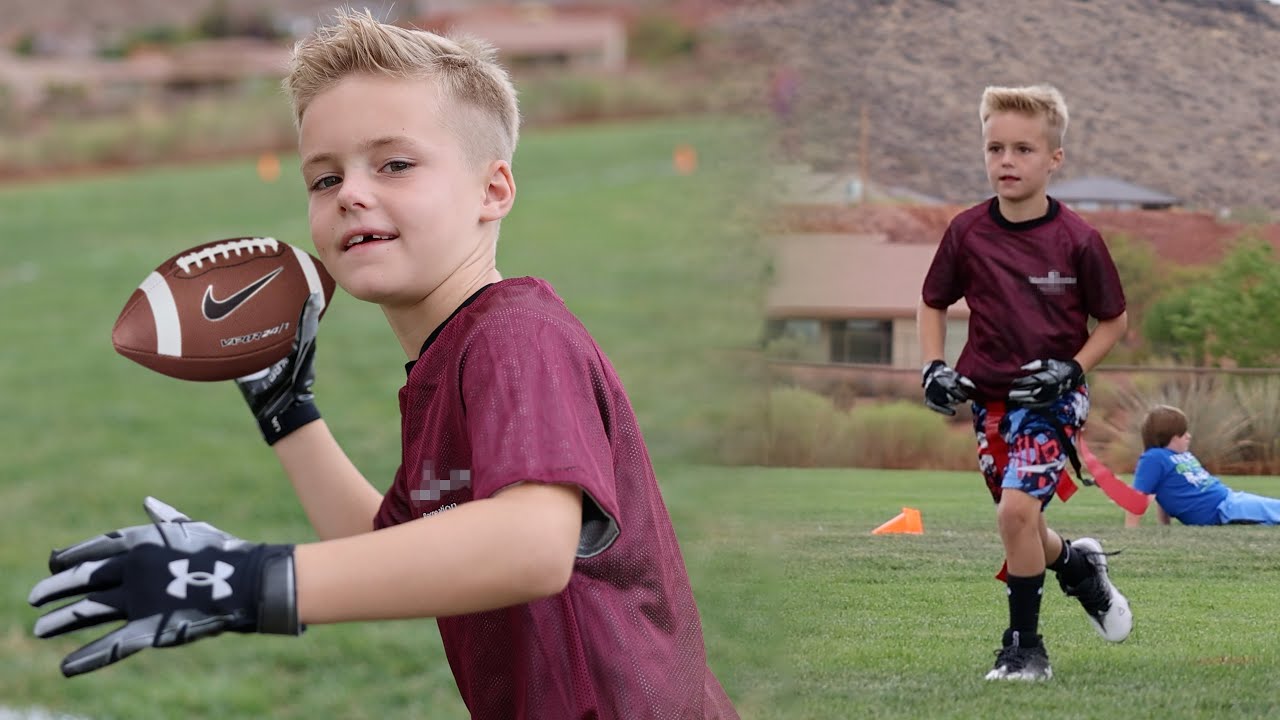 Jackson's FIRST FOOTBALL Game! 🏈 - YouTube