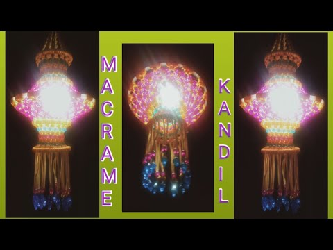 Macrame Diwali Akash Kandil | Macrame New - YouTube