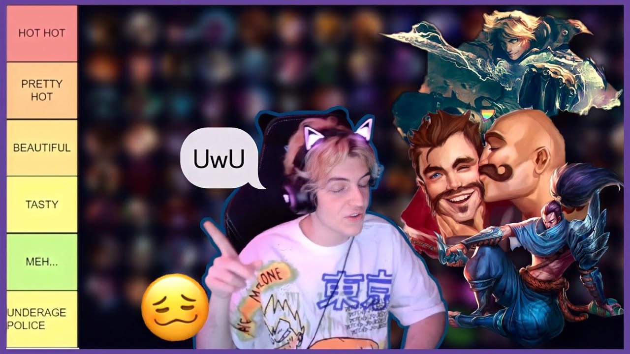 I ranked ALL league of legends male champions from HOT to UGLY, here's ...