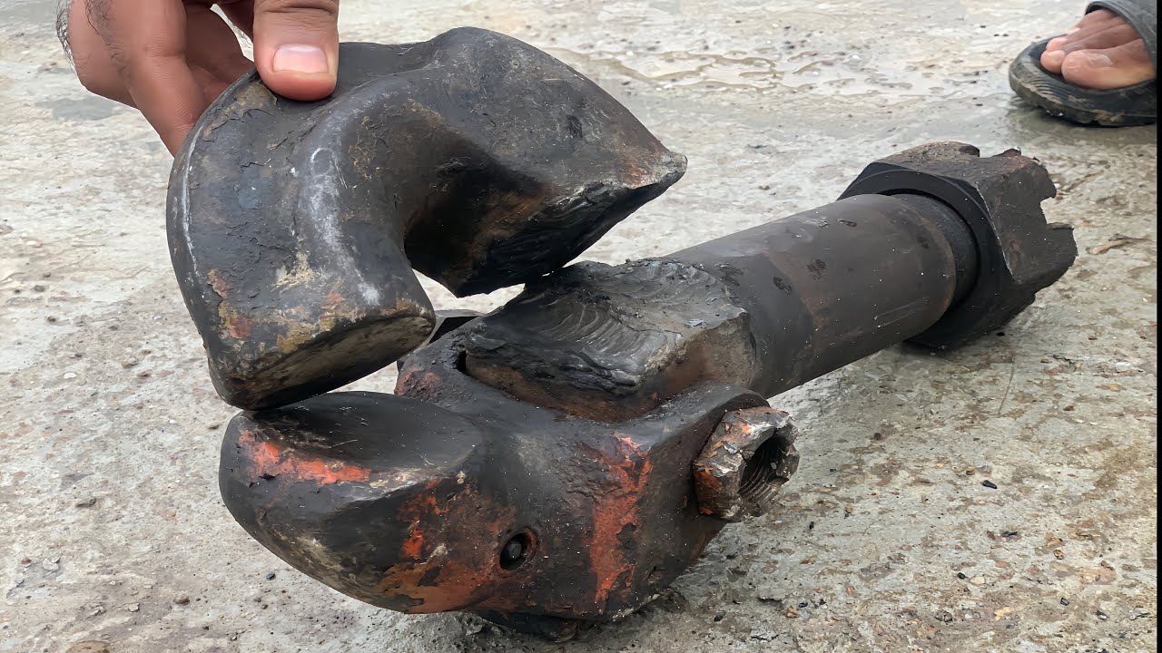 Complete Process: Preparing Badly Damaged Crane Lifting Hook | Old ...