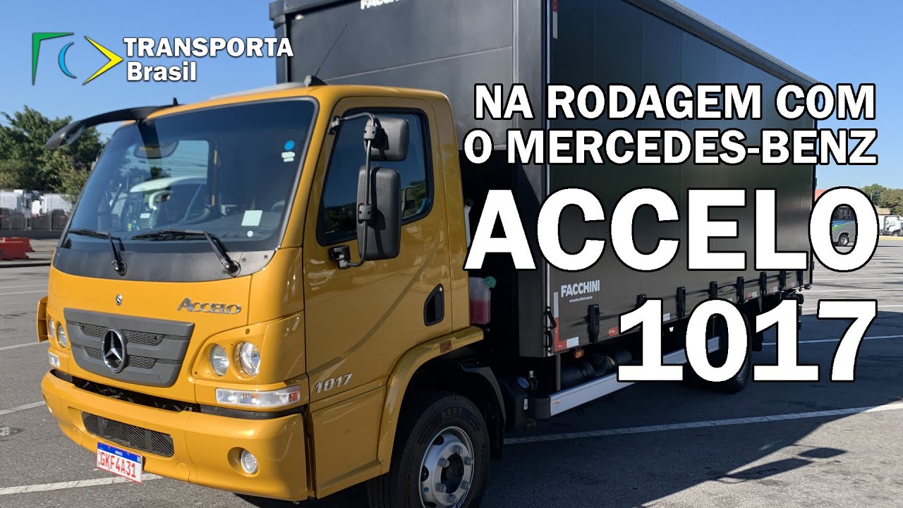 NA RODAGEM COM O MERCEDES-BENZ ACCELO 1017 - YouTube