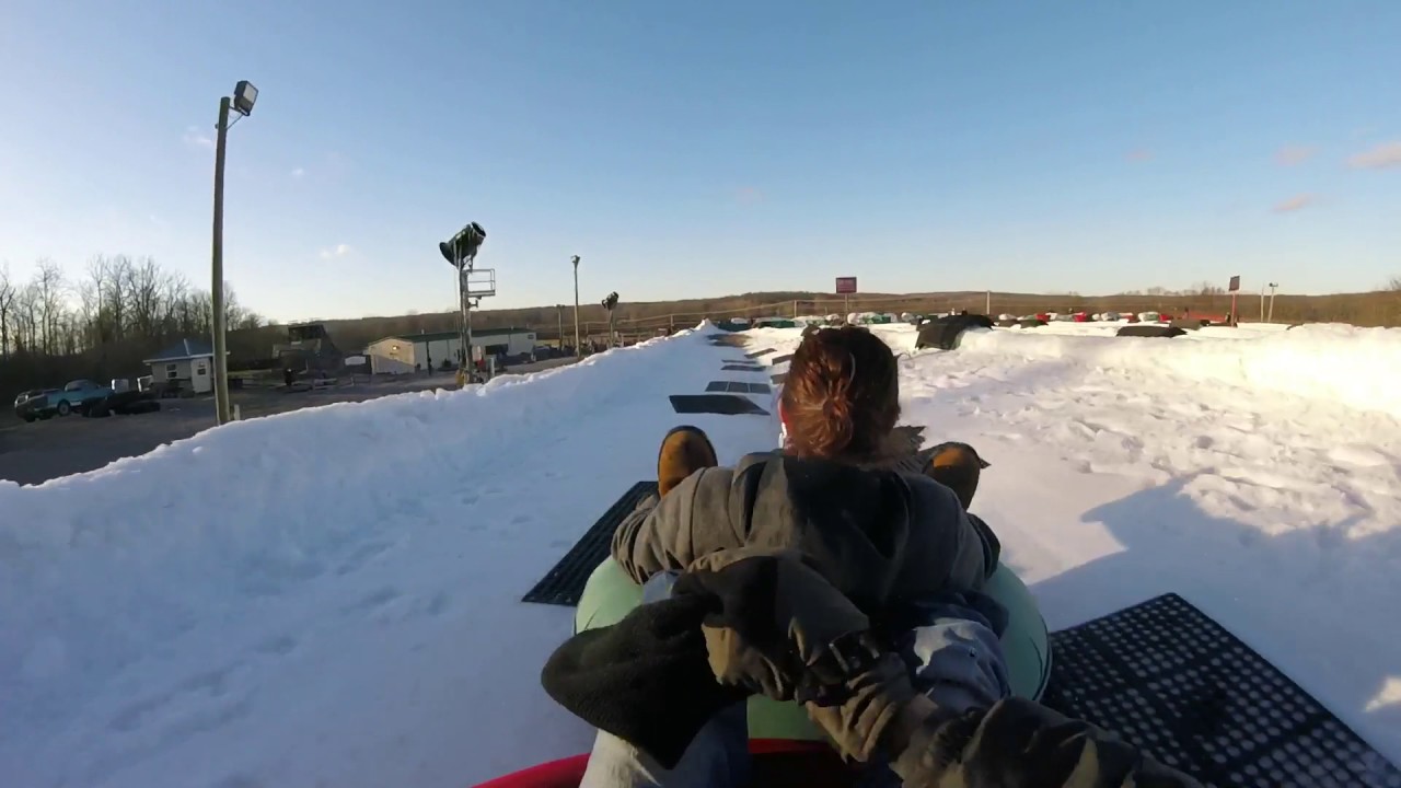GoPro Mad river mountain snow tubing so fun - YouTube