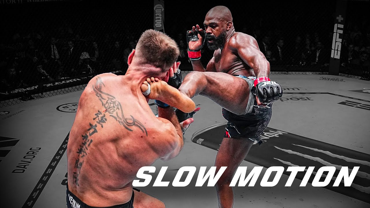 Experience The BEST Moments From UFC 309 in SLOW MOTION 👊 | Fight ...